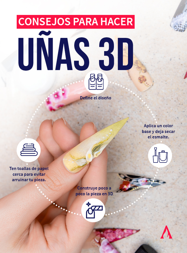 Crea Tu Propio Diseño De Agua en Tus Uñas 【IDEAS E IMÁGENES】