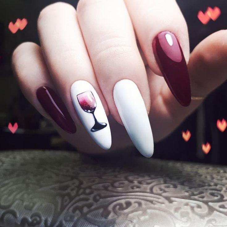 Diseño De Copa en Uñas 【IDEAS E IMÁGENES】