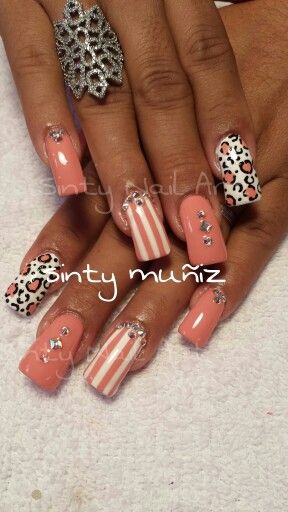 Diseño De Uñas Color Melon 【IDEAS E IMÁGENES】