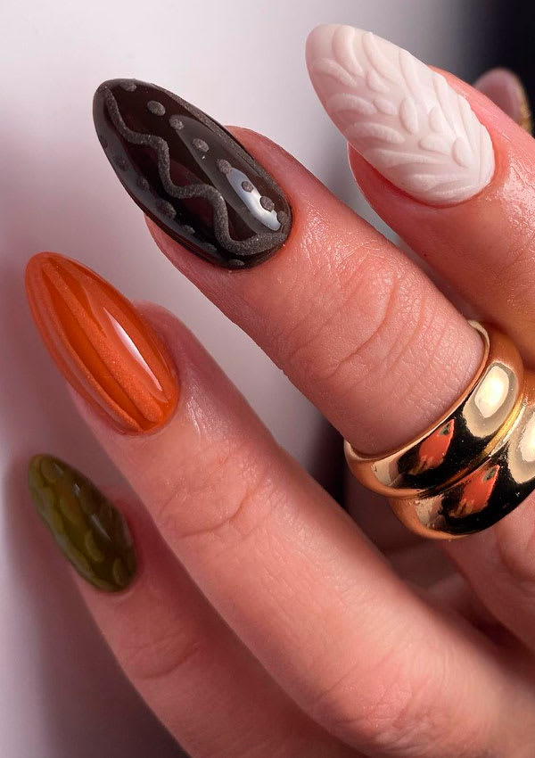 Diseño De Uñas Con Textura 【IDEAS E IMÁGENES】