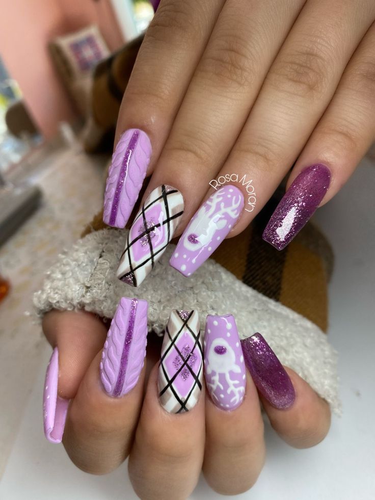 Diseño De Uñas Con Textura 【IDEAS E IMÁGENES】