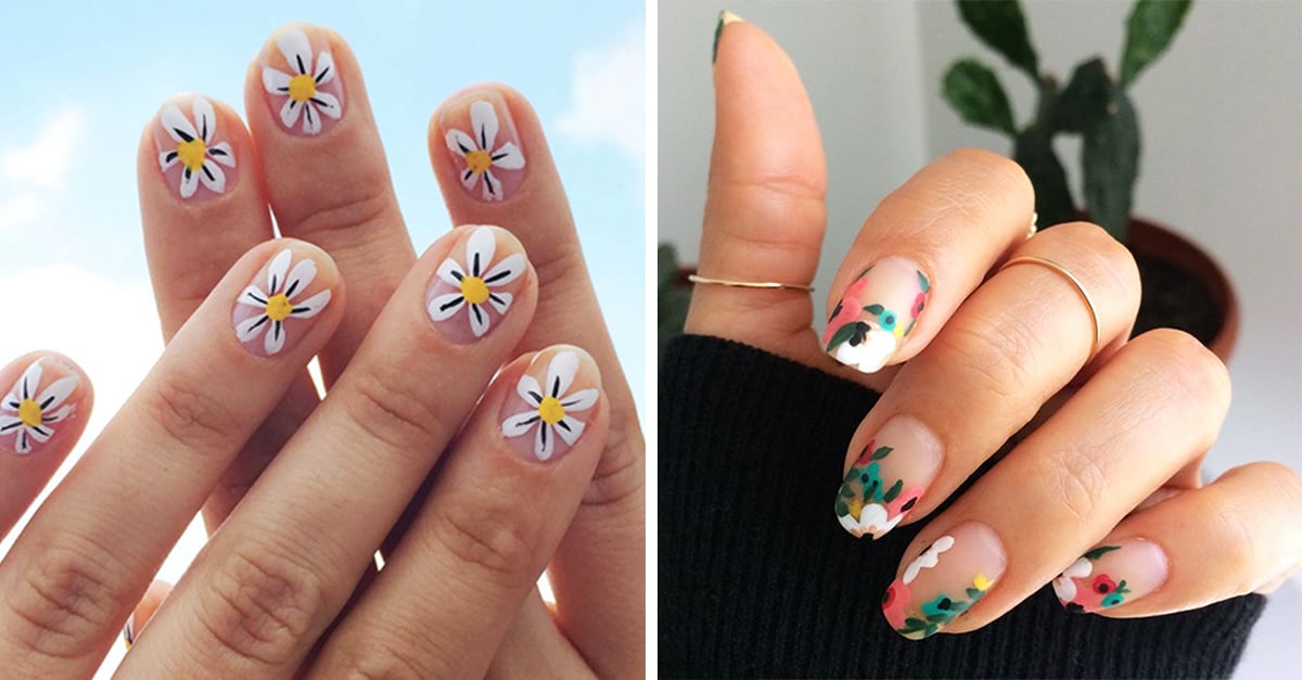 Diseño De Uñas Gelish De Flores Ideas E Imágenes