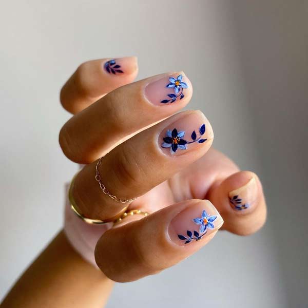 Diseño De Uñas Gelish De Flores Ideas E Imágenes