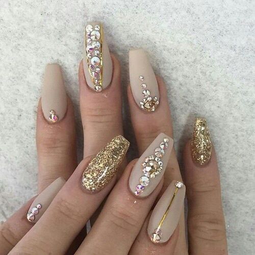 Diseños De Uñas Acrilicas Color Hueso O Natural 【IDEAS E IMÁGENES】