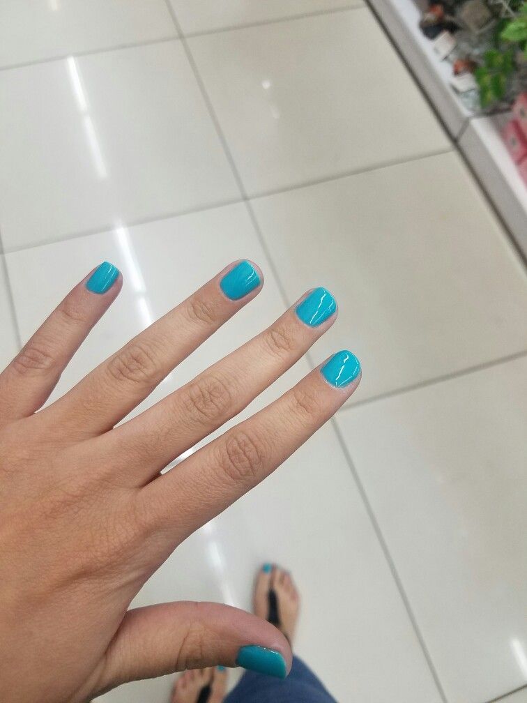 Diseños De Uñas Gelish Azul Aqua 【IDEAS E IMÁGENES】