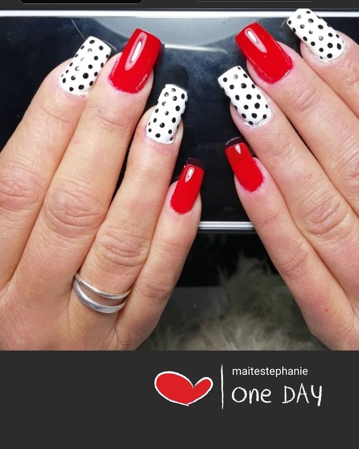 Diseños De Uñas Rojo Cofi 【IDEAS E IMÁGENES】