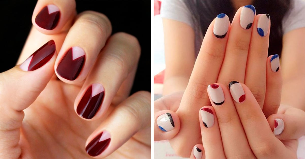 Simple Diseños De Uñas Minimalistas 【IDEAS E IMÁGENES】