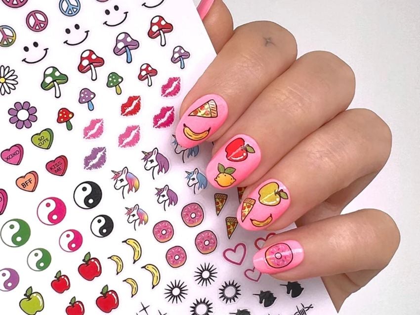 Stickers Para Hacer Diseños De Uñas 【IDEAS E IMÁGENES】