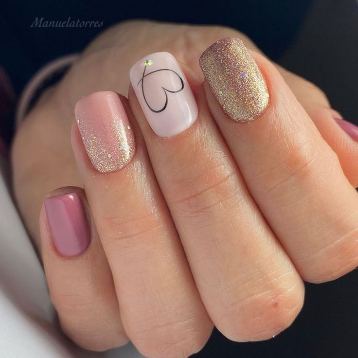 Uñas De Gelish Diseños Simples 【IDEAS E IMÁGENES】